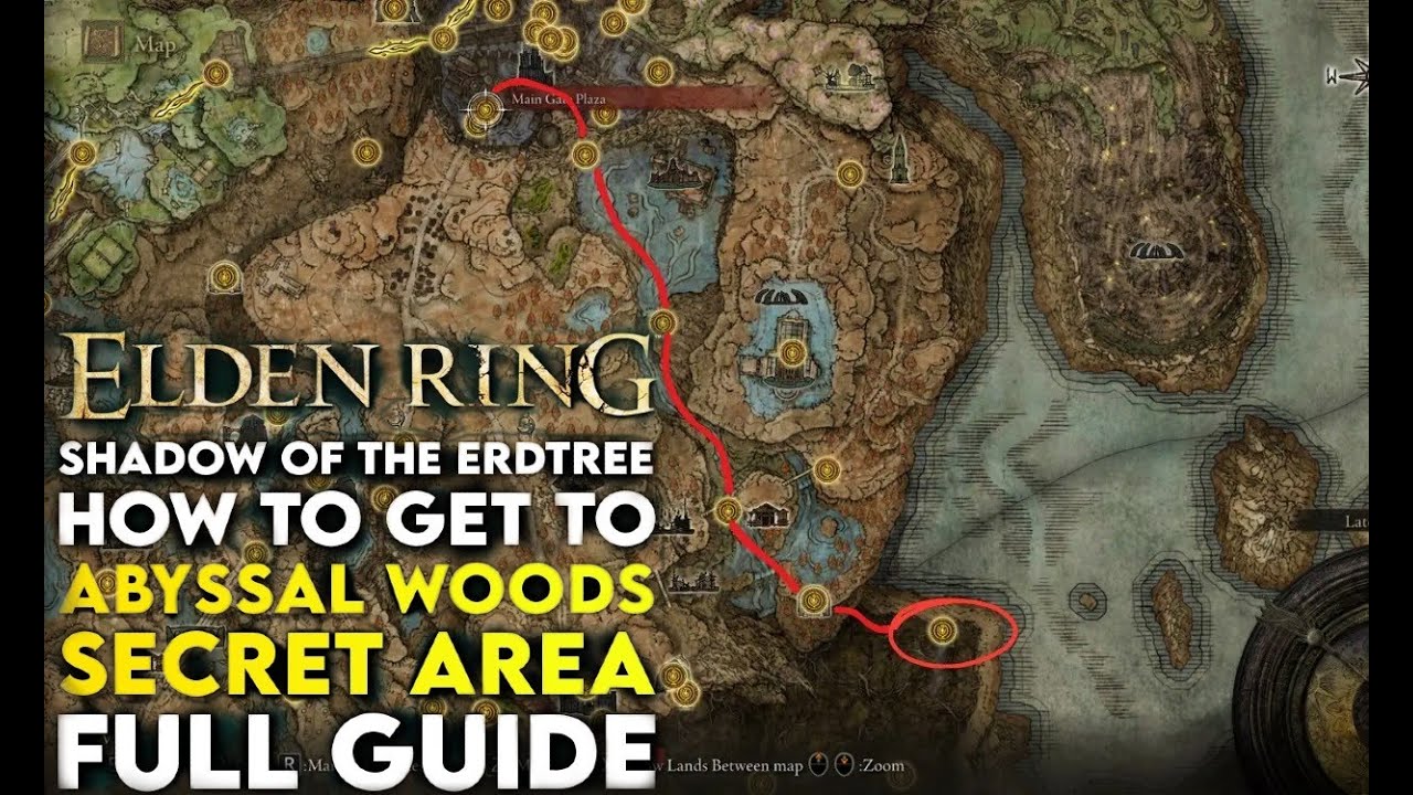 Elden Ring Shadow Of The Erdtree - How To Get To Abyssal Woods SECRET ...