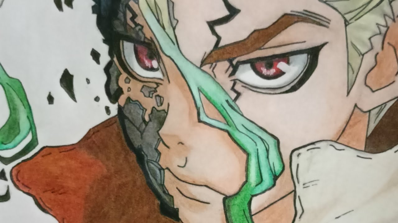 Drawing Dr. Stone || Senku Ishigami - YouTube
