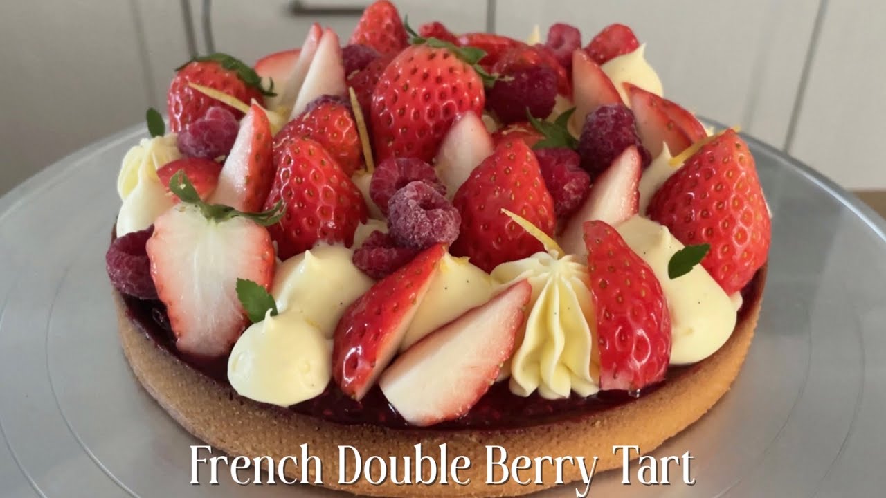 딸기타르트 레시피🍓French Double Berry Tart - YouTube