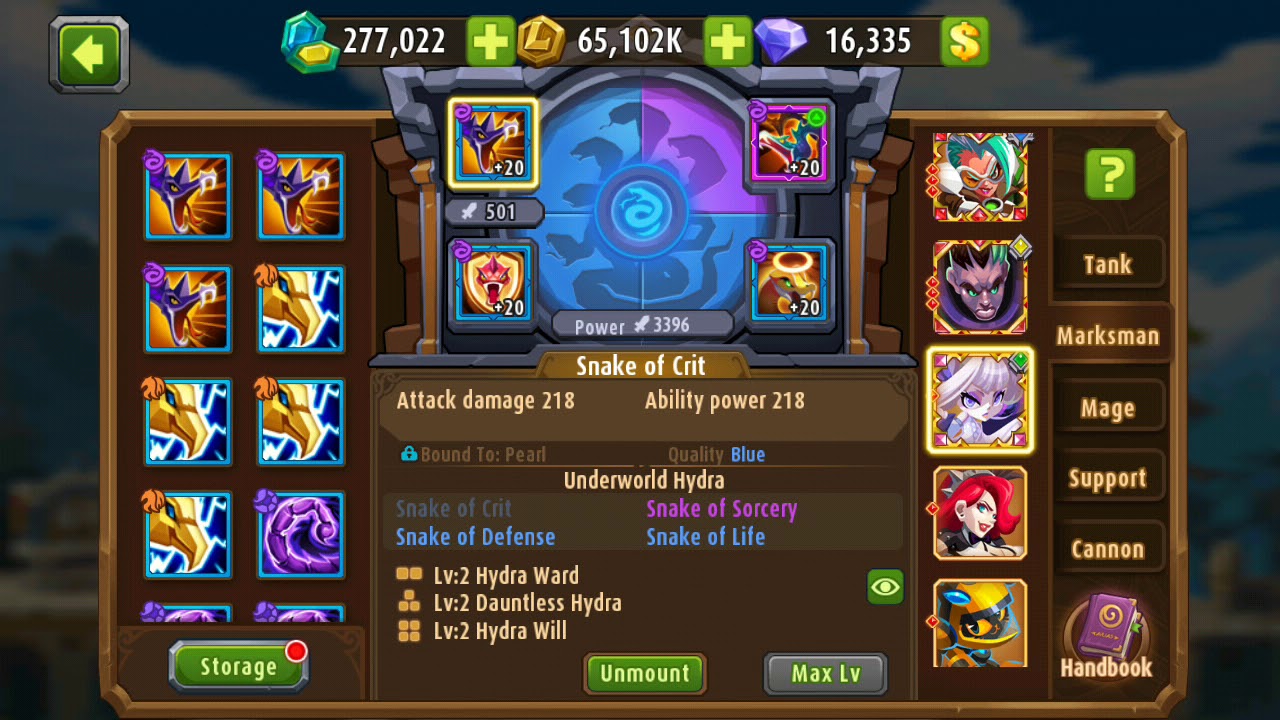 Magic Rush heroes : My burst team overview ) Lucifer awaken, golden ...