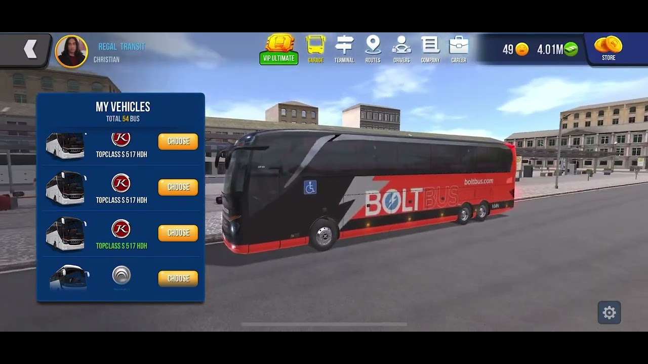 Bus Simulator: Ultimate 🇺🇸 (Bolt Bus Skin - Setra TopClass S 517 HDH ...