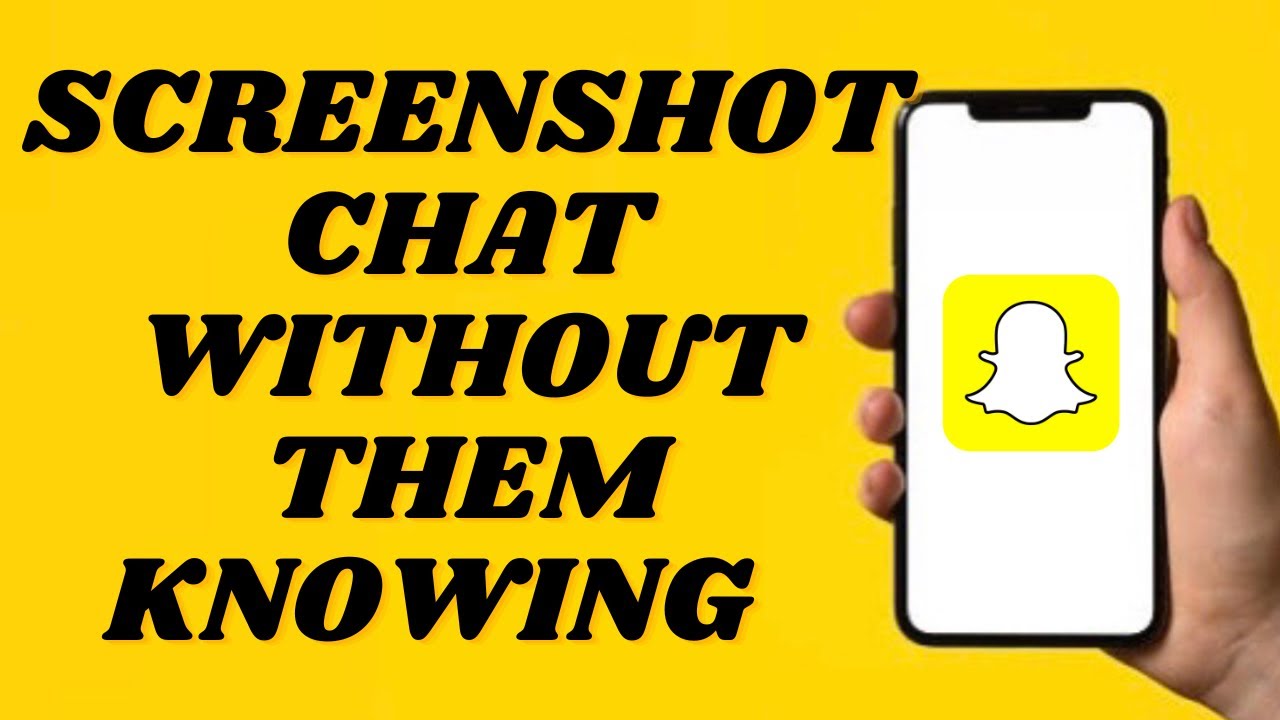 How To Screenshot Chat Without Snapchat Notifying Friend | Simple ...
