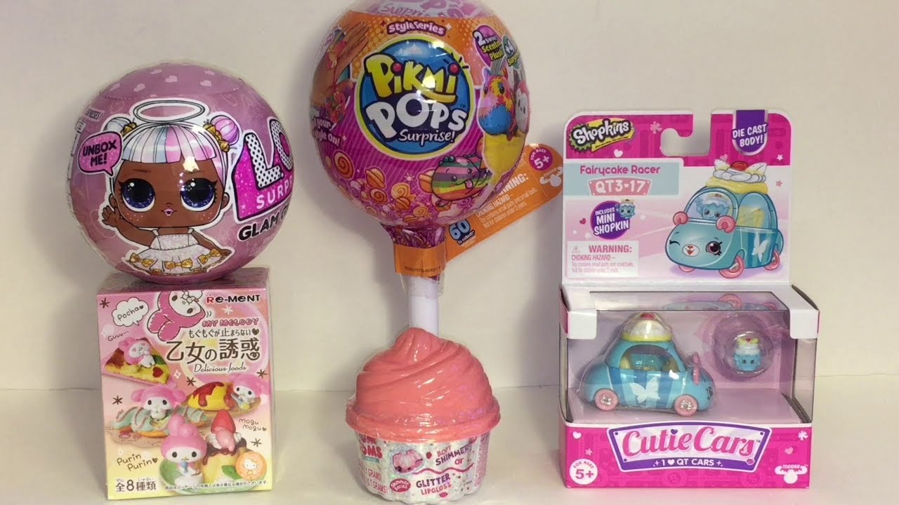 Surprise Toys LOL Surprise Glam Glitter Shimmer Num Noms Pikmi Pops My ...