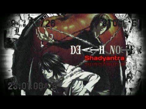 Death note Hindi rap {Shadyantra} 💫 | Hindi rap of death note | #rap # ...