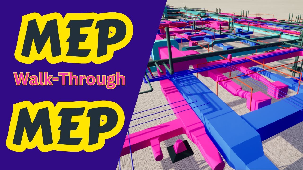 MEP Walkthrough | Commercial Building | Building Information Modeling ...