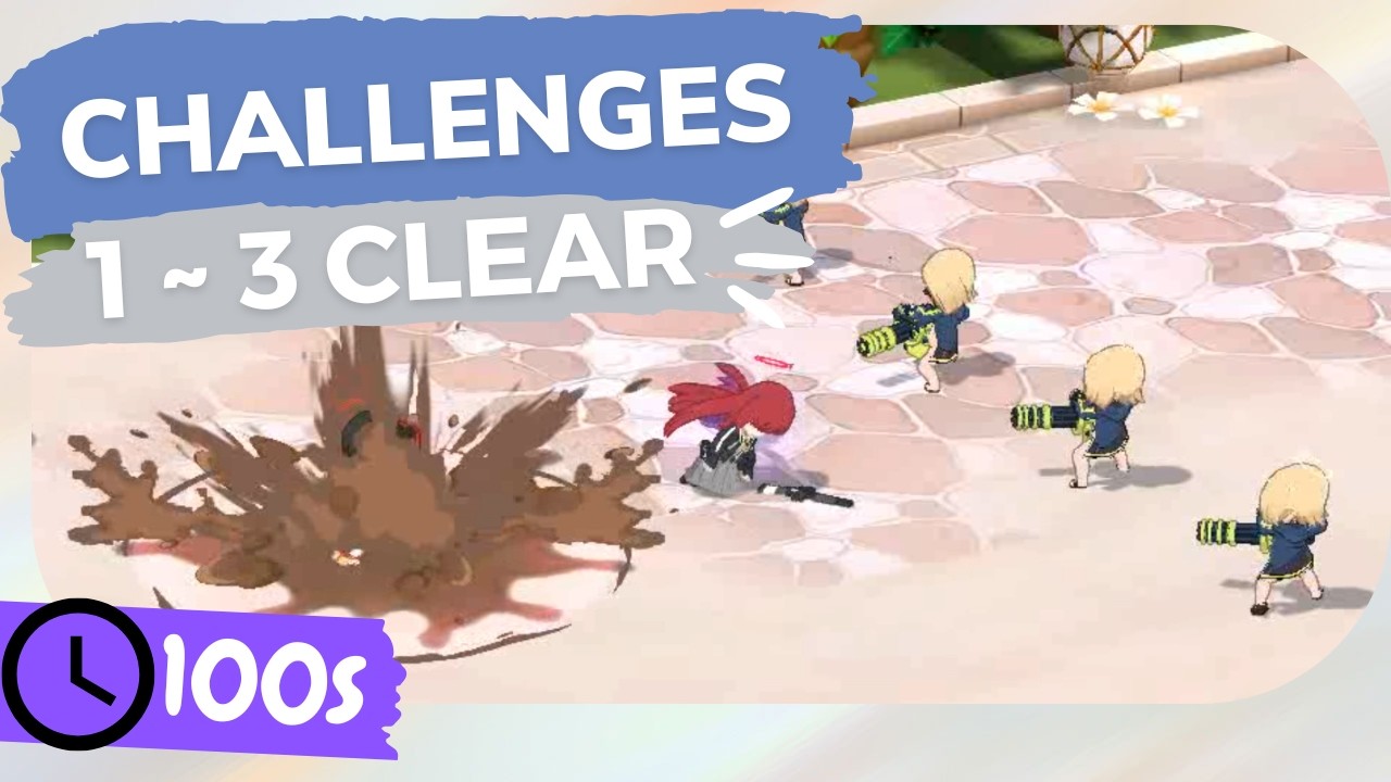 Say bing Challenge 1 ~ 3 - Blue Archive Say Bing challenge stages - YouTube