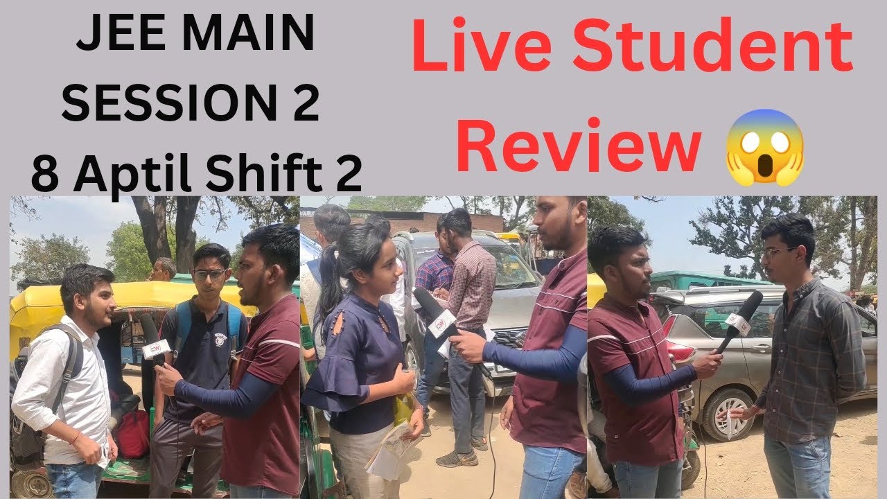 Jee main session 2 | Live student review. | 8 April | Shift 2 #iit # ...