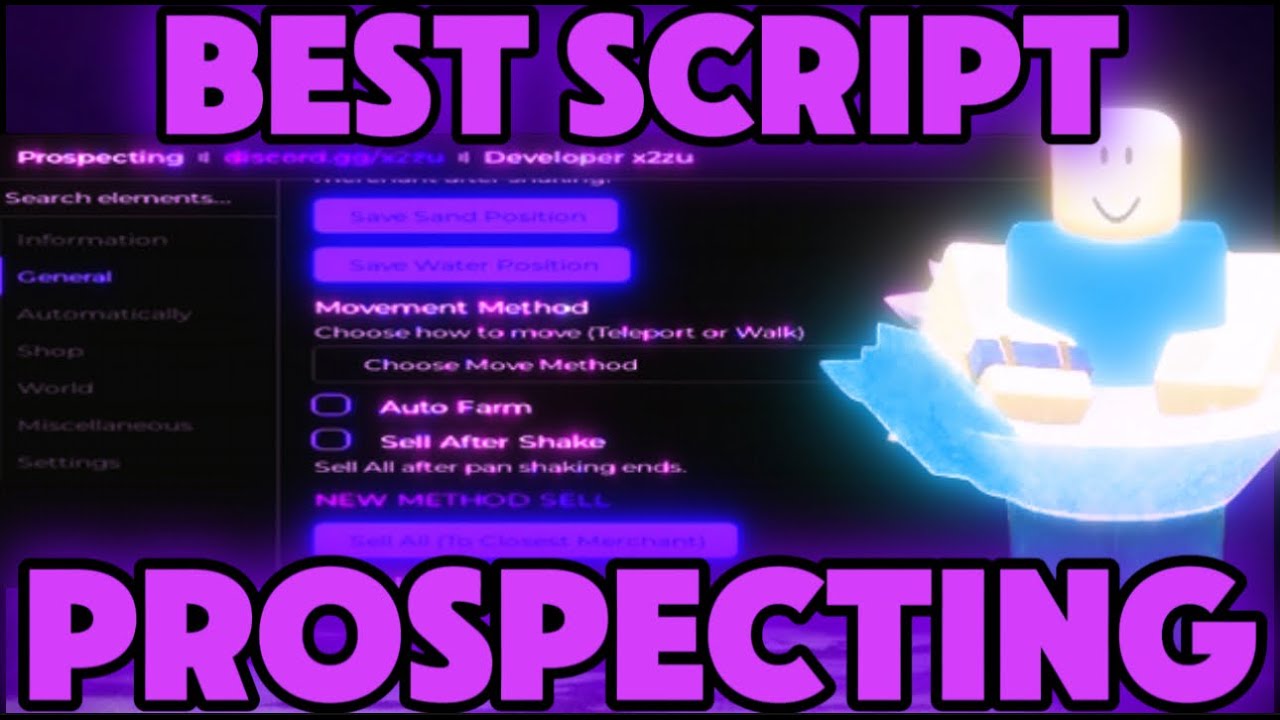 OP Prospecting Script *AUTOFARM, AUTO SELL & MORE* (NEW) - YouTube