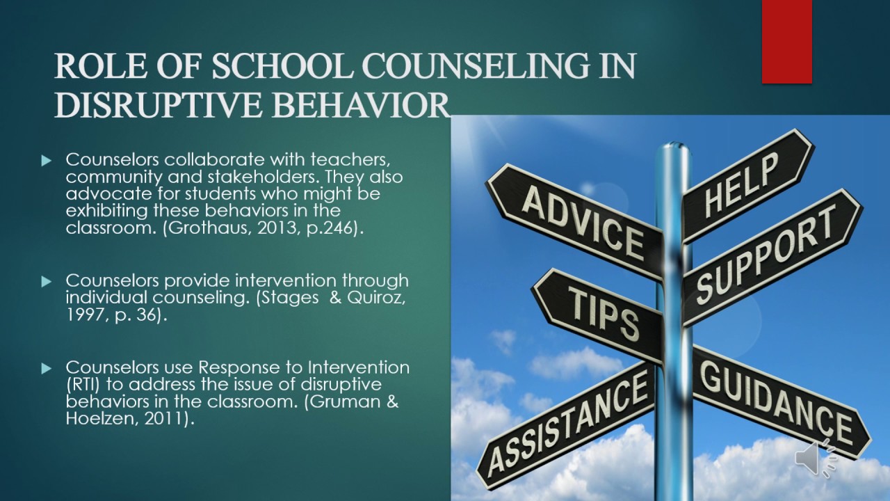 Addressing Disruptive Behavior- School Counseling Presentation - YouTube
