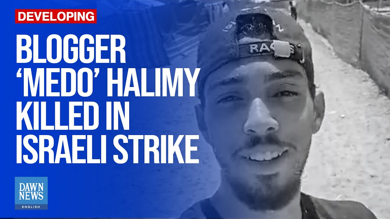 Gaza Blogger Mohammad ‘Medo’ Halimy Killed In Israeli Strike | Dawn ...