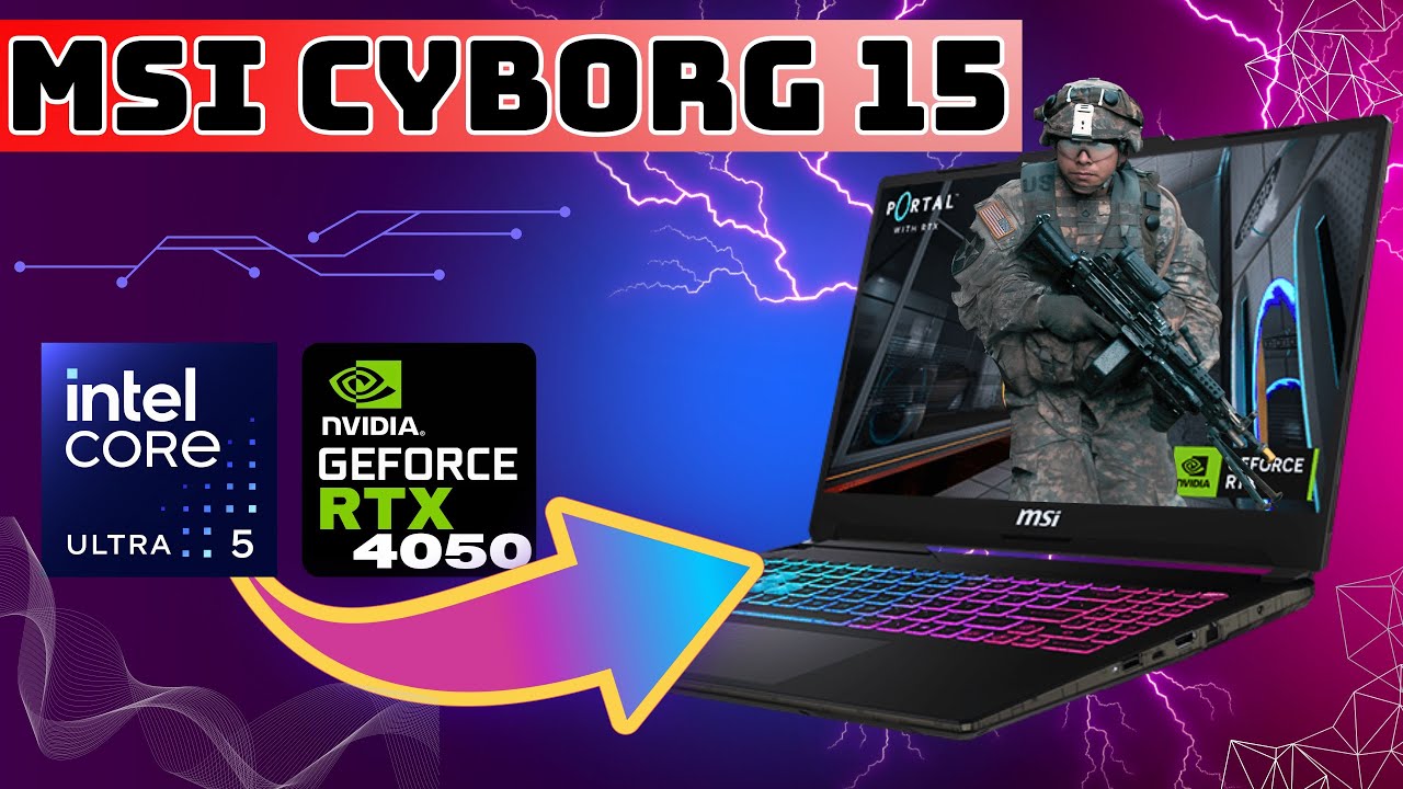 MSI Cyborg 15 RTX 4050 Laptop Review In Hindi | Intel Core Ultra 5 ...