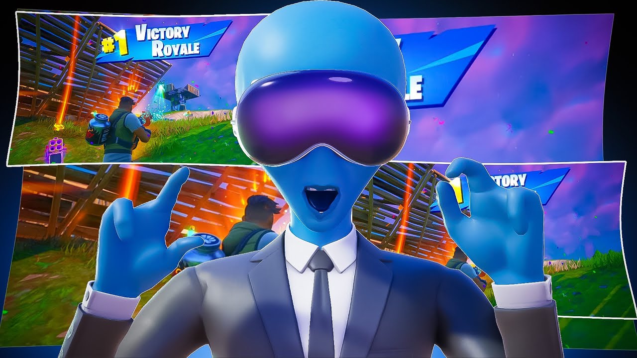 I Played FORTNITE in VR - YouTube