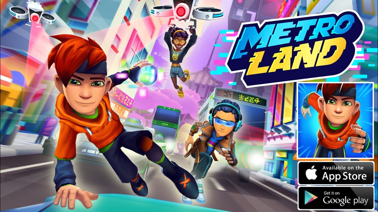 MetroLand: Endless Runner - Gameplay Walkthrough Part 1 - Tutorial (iOS ...