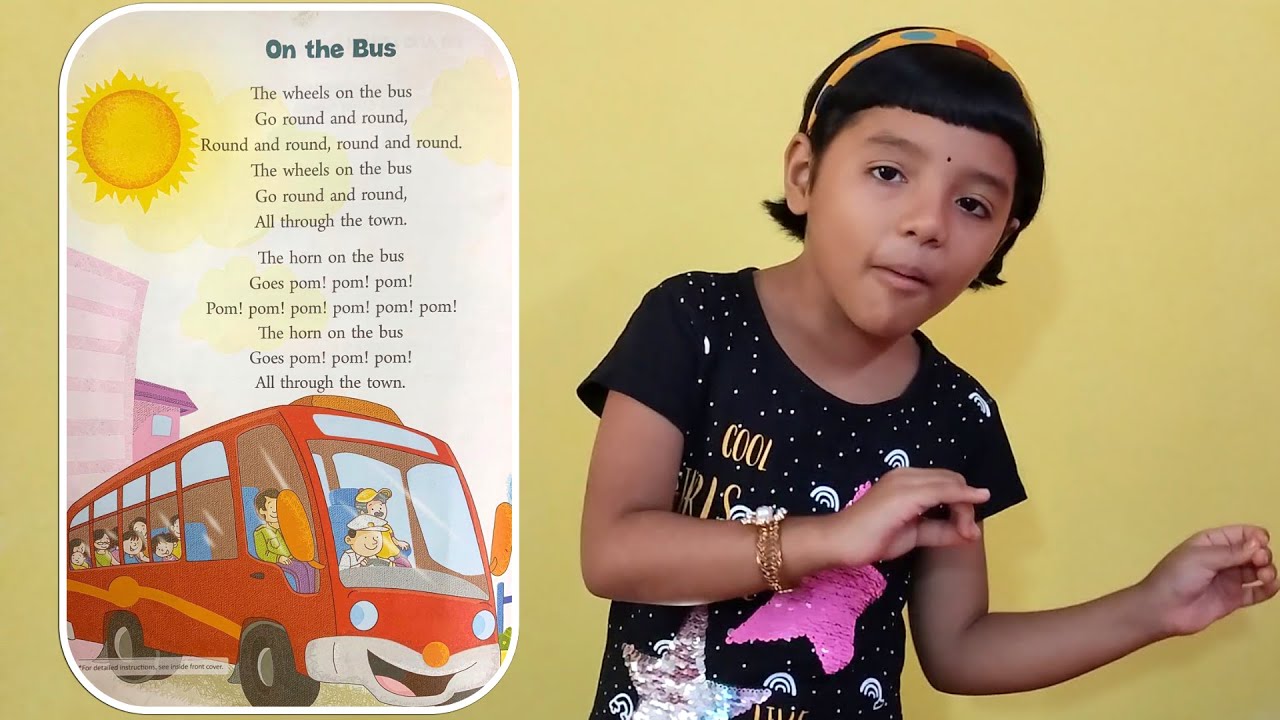 On The Bus Poem With Actions - YouTube