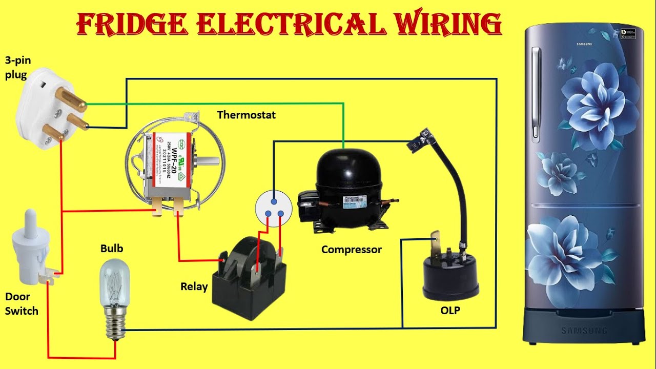 Fridge Wiring Diagram | How to Wiring Refrigerator | Exparttec ...