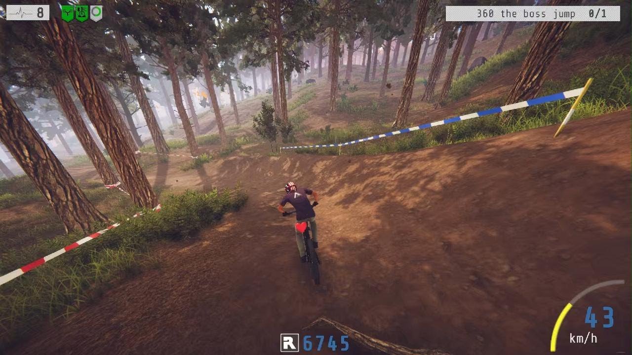 Descenders Shoulder checking trees - YouTube