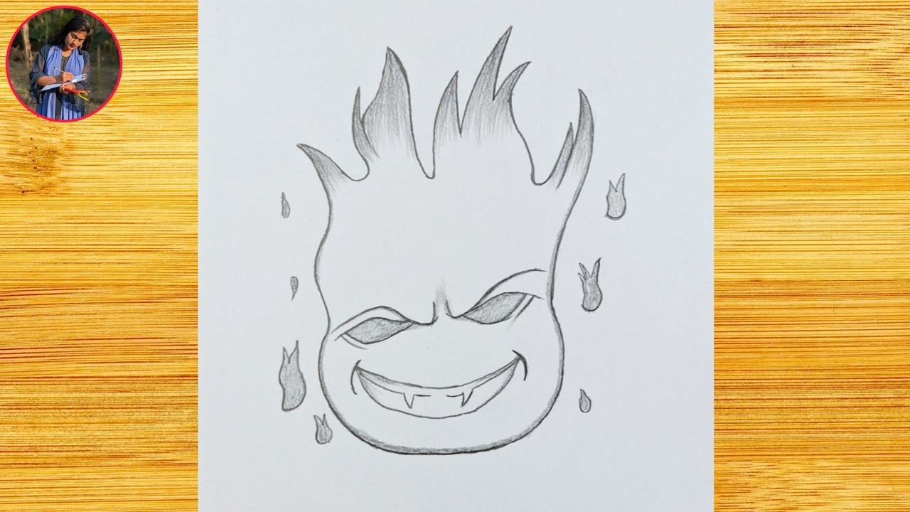 How to draw Angry face Emoji || Emoji pencil sketch - YouTube