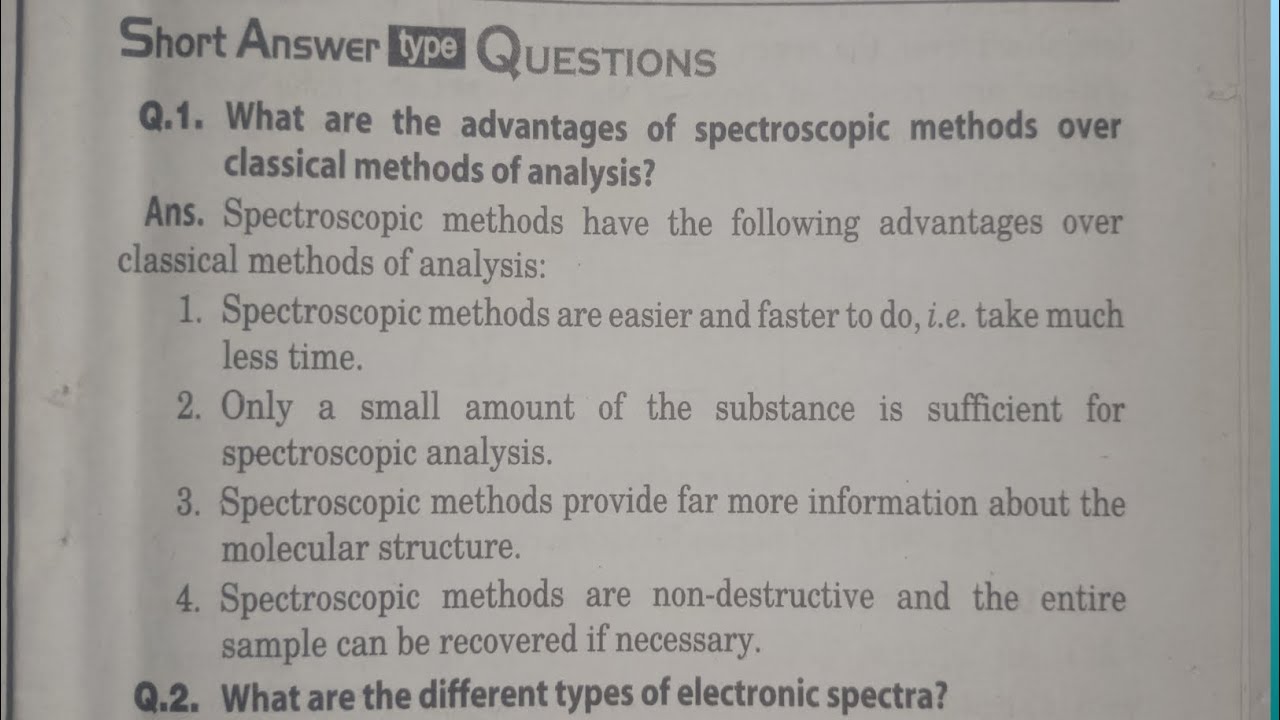 What Are The Advantages Of Spectroscopic Methods Over Classical Methods what-are-the-advantages-of-spectroscopic-methods-over-classical-methods