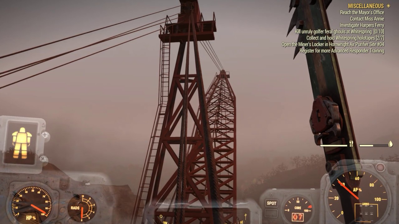 TheChanClan Plays: Fallout 76 - Climbing the Excavator at Rollins Work ...