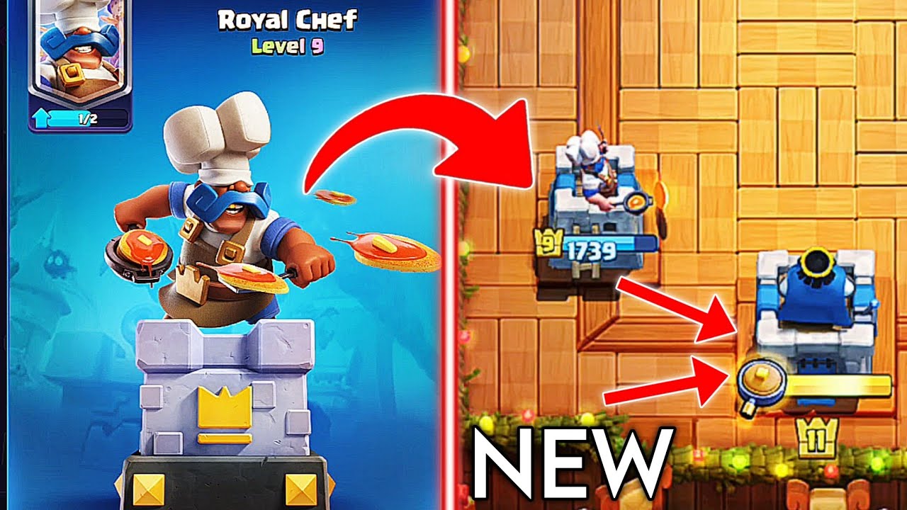 NEW TOWER TROOP- Royal Chef in Clash Royale BE LIKE.....😏 - YouTube