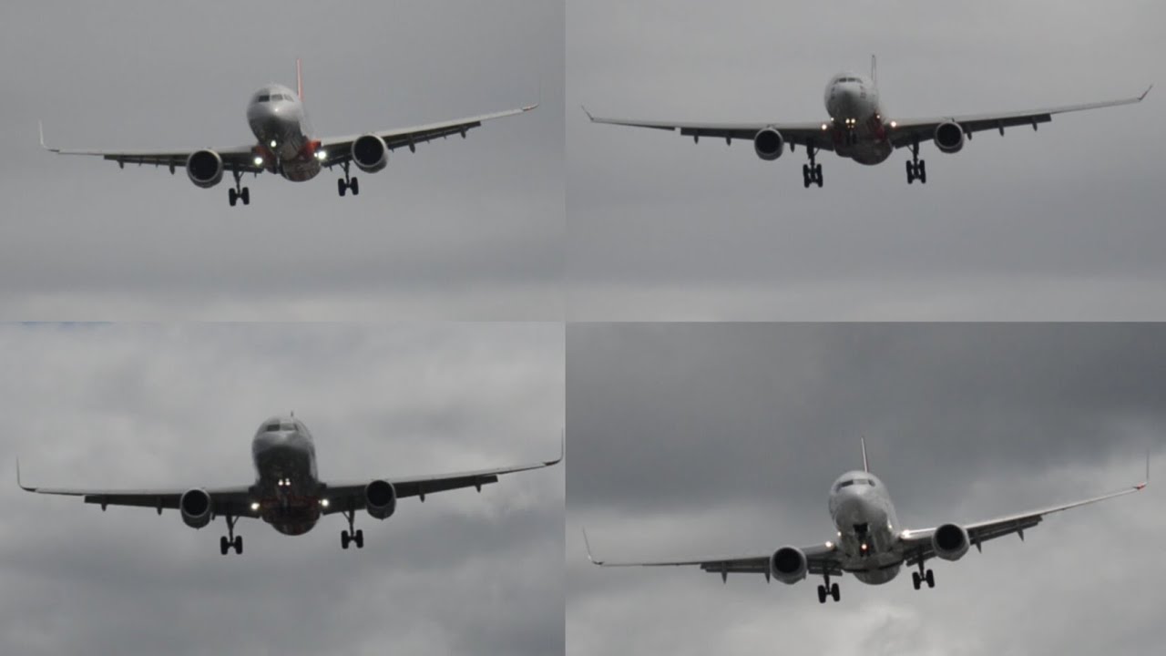 7 extremely LOW and unstable approaches at Gold Coast airport - YouTube