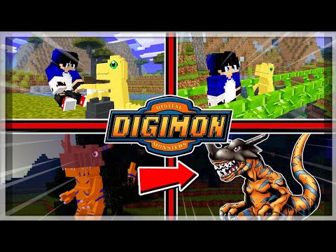SAIUUU!! DIGIMONS PRO SEU MINECRAFT BE!!! | DigiCraft - A Digimon Addon ...