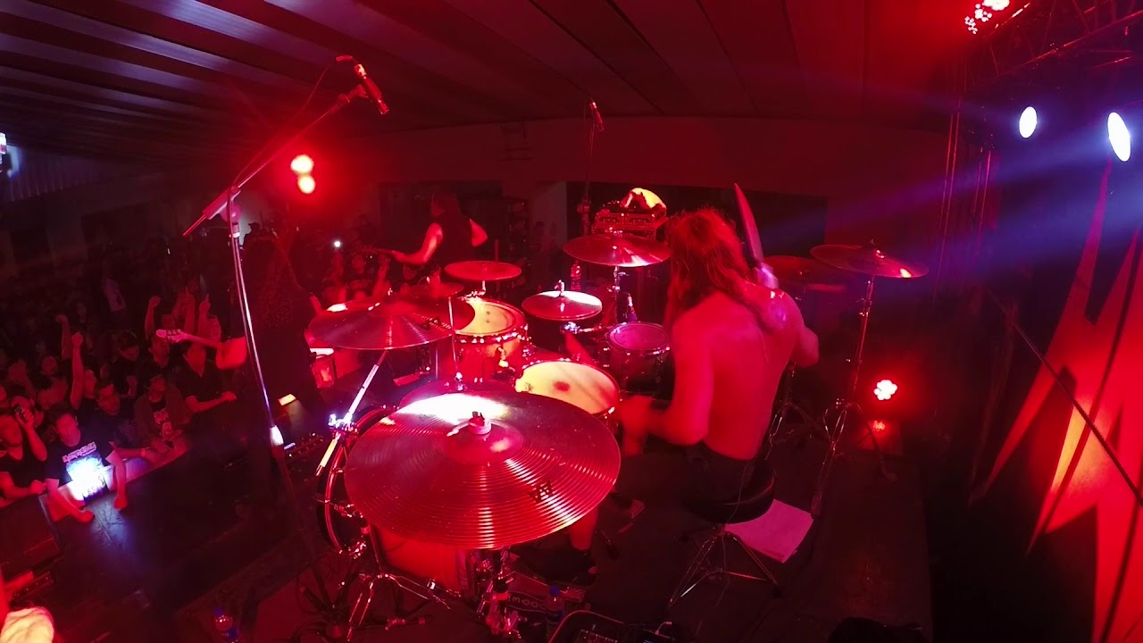 Havok - Covering Fire (Pete Webber Drum Cam)(ElSalvador June018) - YouTube