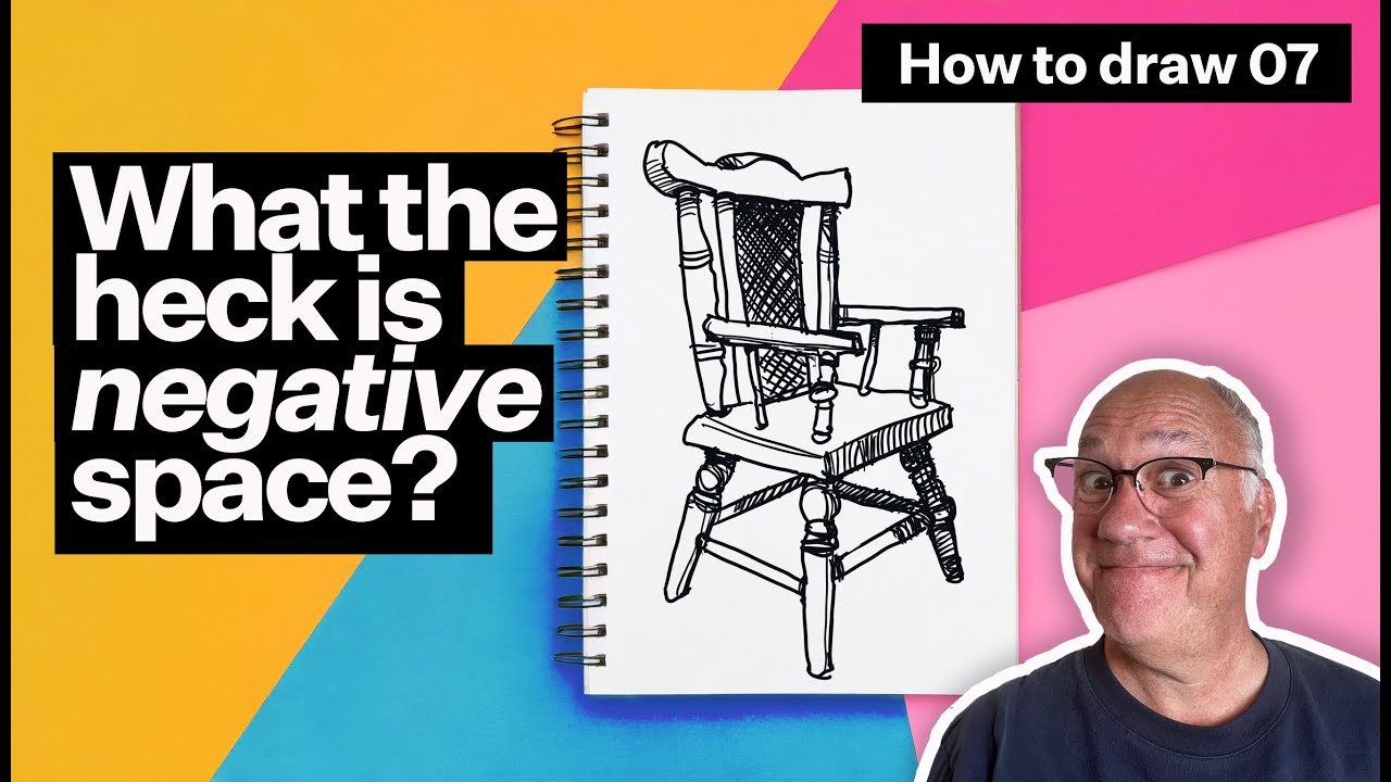 Learn to see Negative Space and draw everything better: How to Draw #7 ...