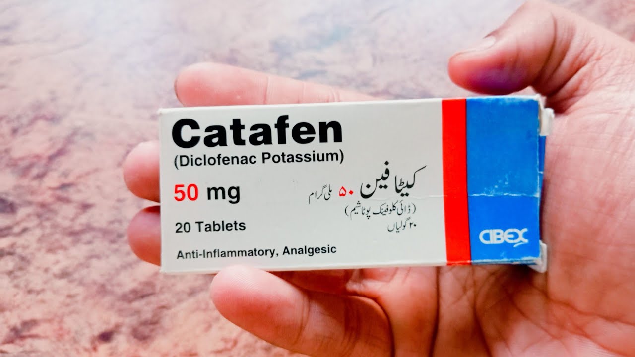 Uses of Catafen (Diclofenac Potassium)50mg tablet in urdu hindi | How ...