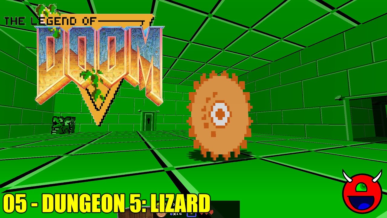 The Legend of Doom - Zelda Remake in Doom - 05 Dungeon: 5 Lizard - No ...