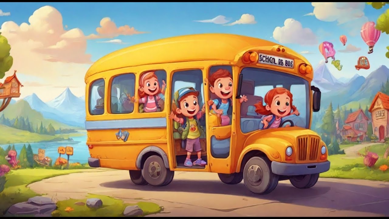 kids school bus adventure #kids_rhymes #poem #nurseryrhyme #song #baby ...