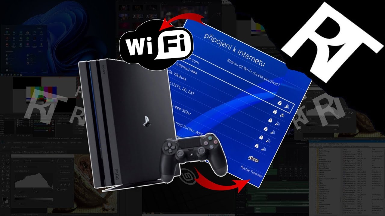 Jak připojit PS4 k Wi-Fi - Jak připojit Playstation k internetu - PS4 připojení k wifi - YouTube
