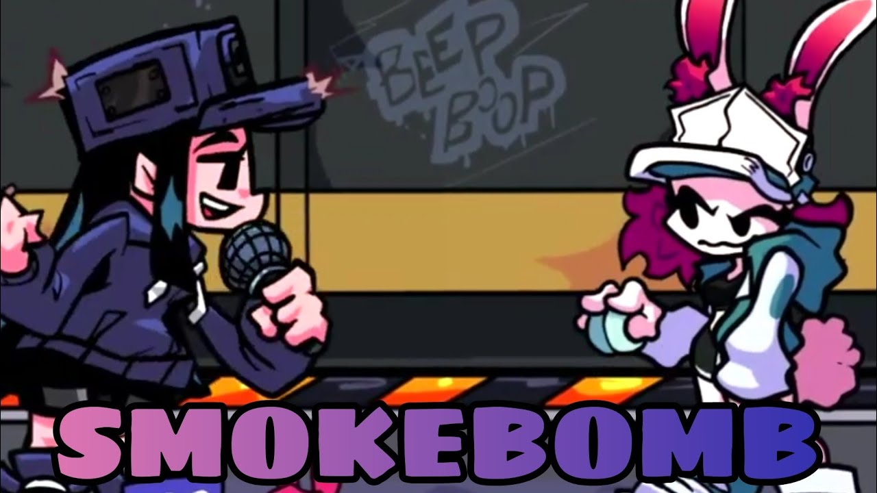 Fnf Cassette Girl And Skarlet Bunny Sing Smokebomb Cover Youtube