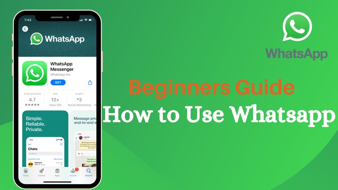 Beginners Guide to Use Whatsapp in 2021 - YouTube