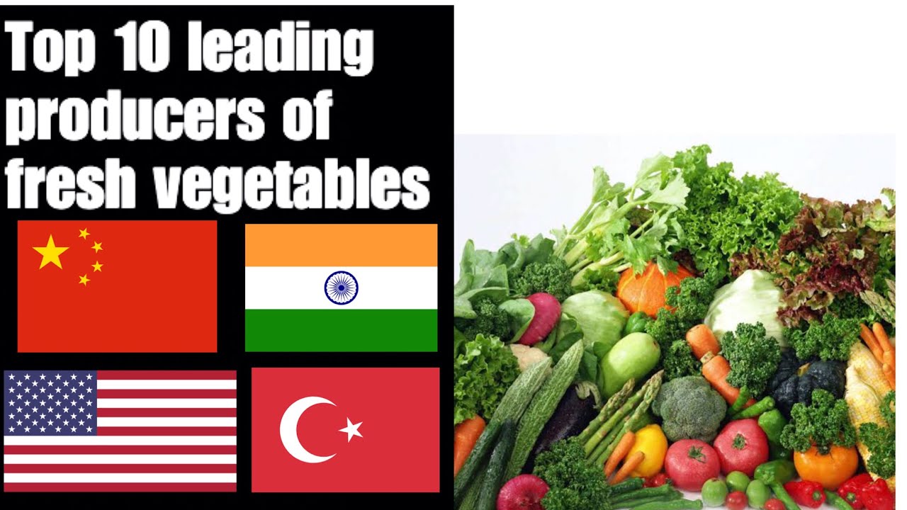 Top 10 leading producers of fresh vegetables - YouTube
