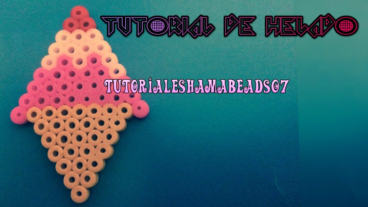 Tutorial de Helado Hama Beads - YouTube