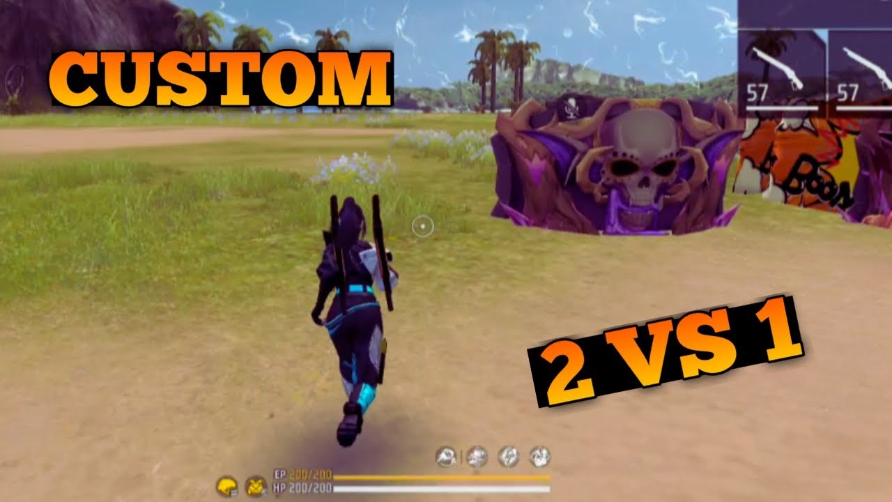 2 VS 1 - CUSTOM - FREE FIRE - GAMEPLAY VIDEO - #chooseit #freefire # ...