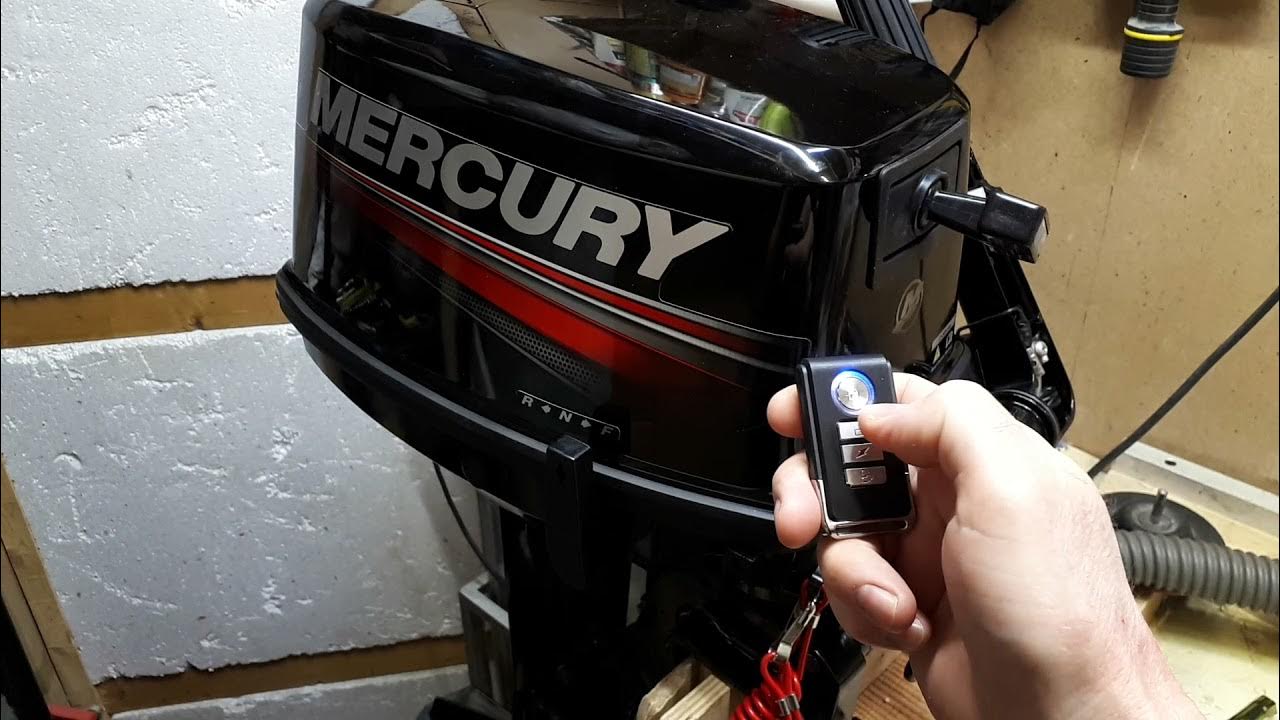 Сигнализация для лодочного мотора Mercury 9.9 light - YouTube