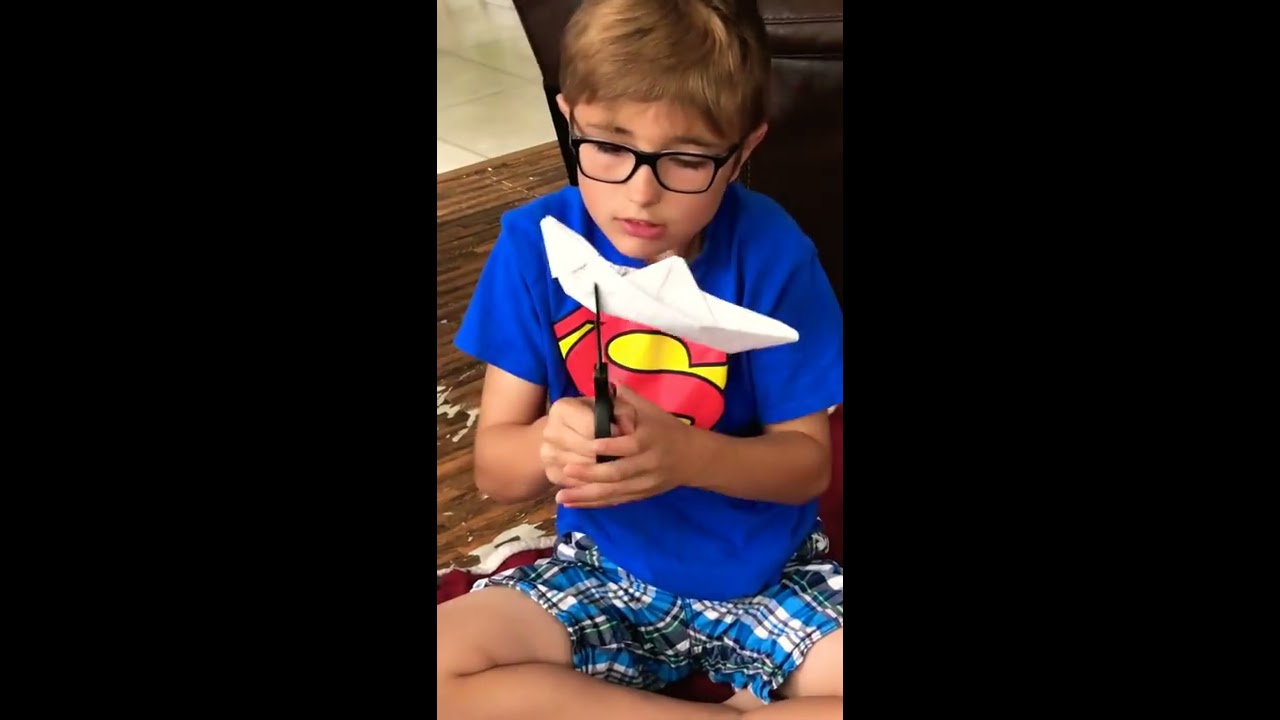 How To Make A Paper Boat & Sink It. - YouTube