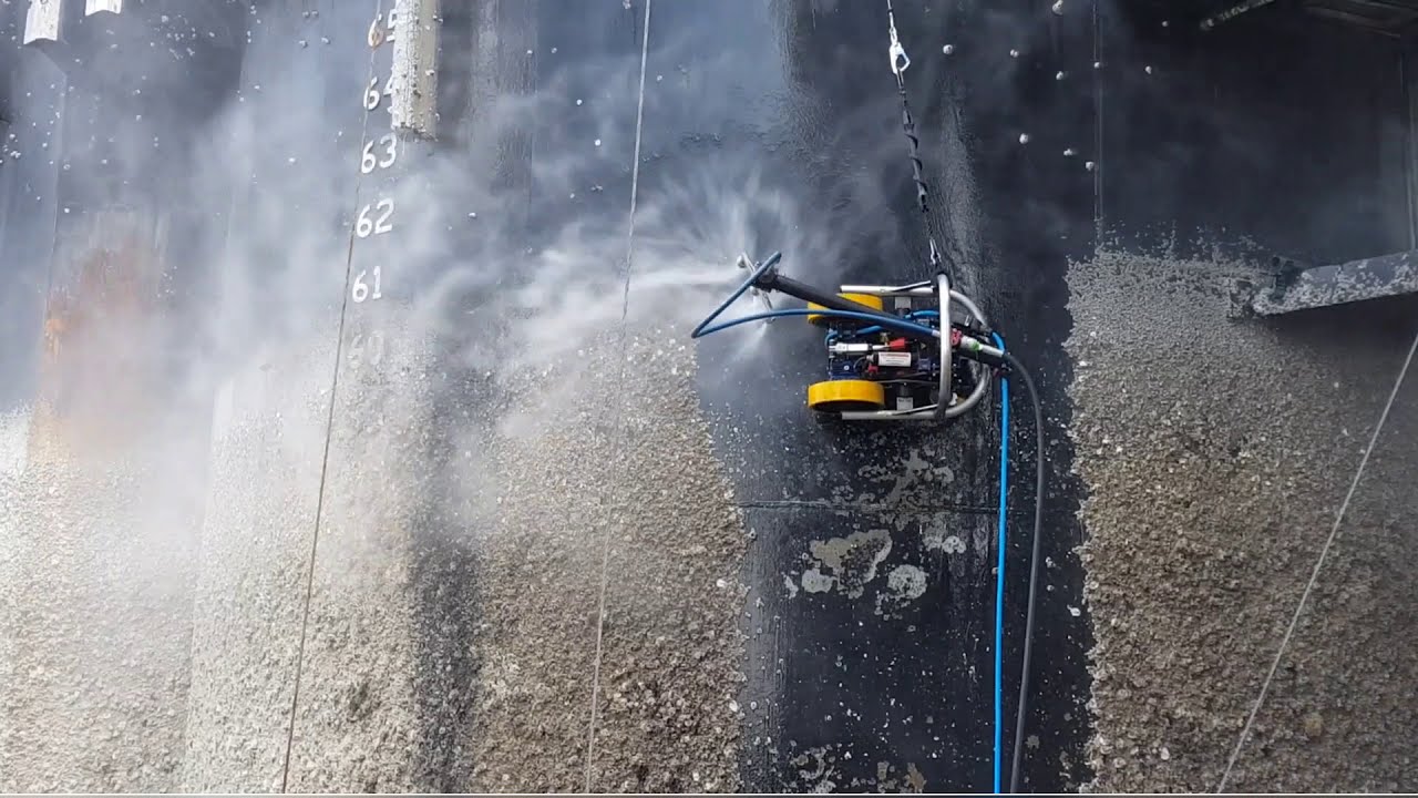 Abrasive & Water Blasting Robot - Ship Hull Blasting Has Never Been ...