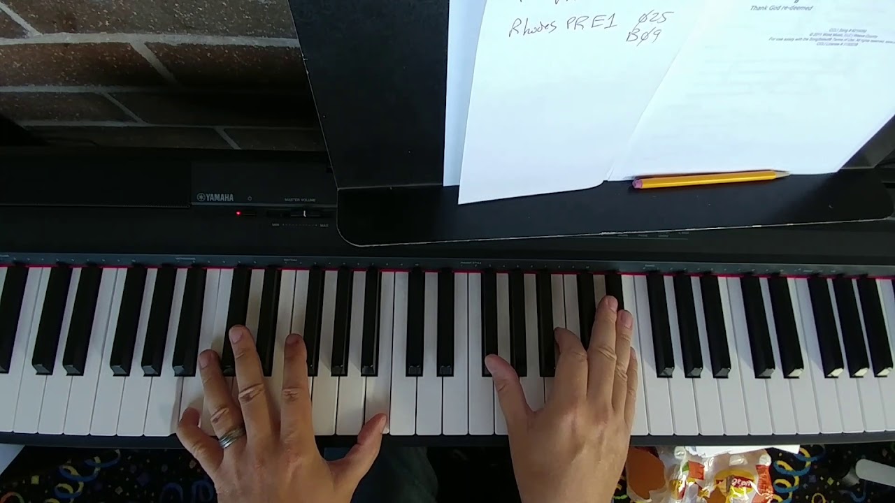 Redeemed - Big Daddy Weave - piano tutorial - YouTube