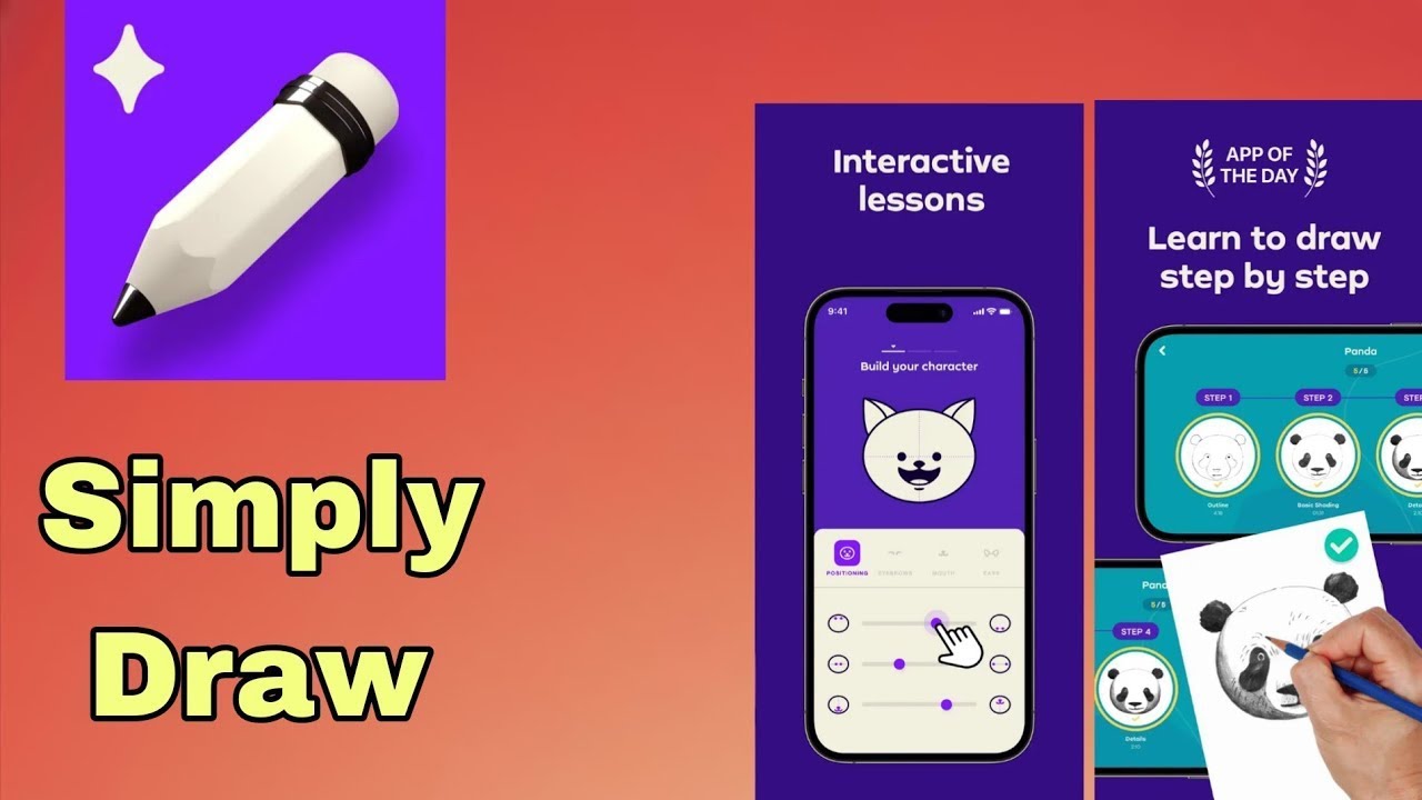 Simply Draw App Review | Learn to Draw Step‑by‑Step for Beginners - YouTube