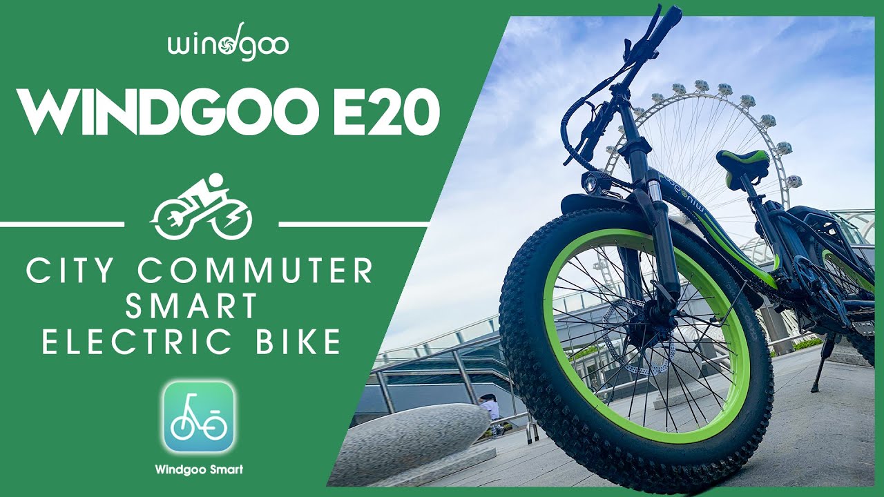 Windgoo E20 City Commuter Smart Electric Bike - YouTube