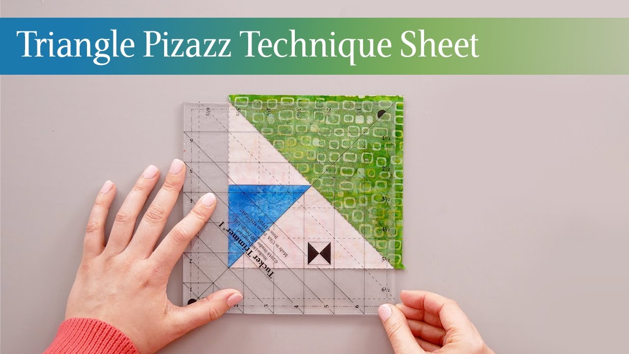 Triangle Pizazz Technique - YouTube