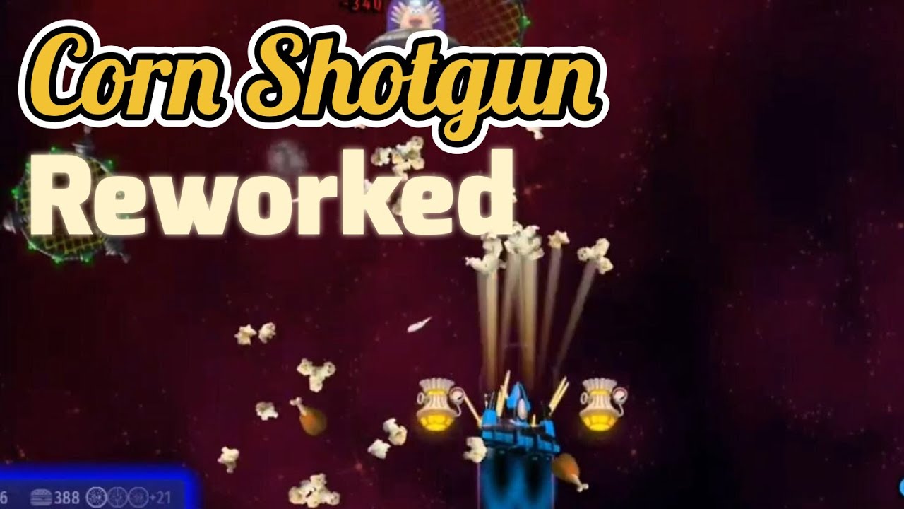 Chicken Invaders Universe (Early Access) - Corn Shotgun Reworked - YouTube