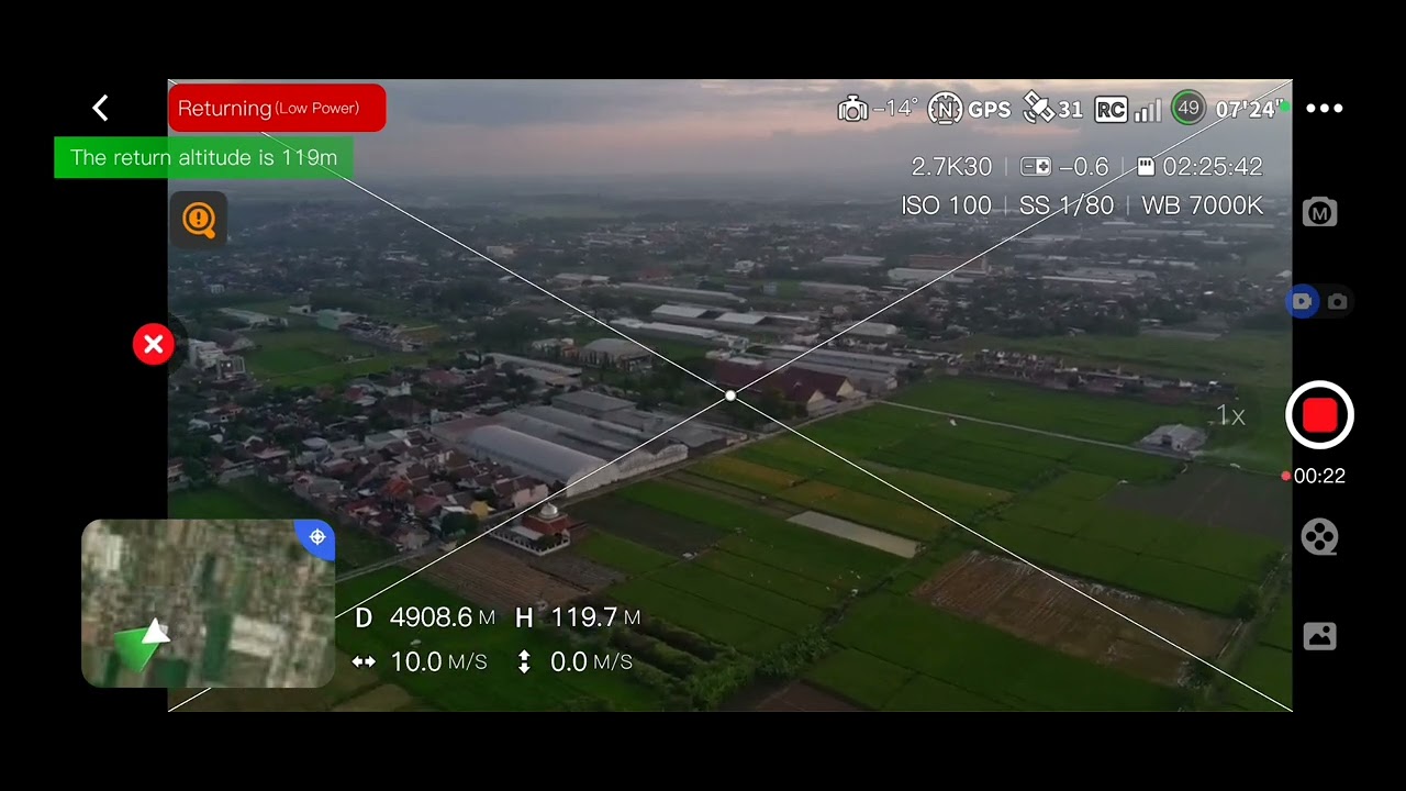 Potensic Atom Force landing jarak 800 meter - YouTube