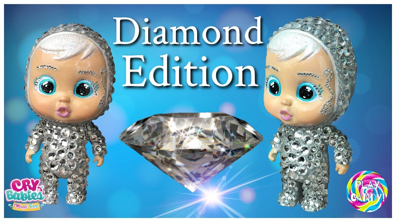 BRAND NEW! Custom DIAMOND 💎 EDITION Cry Babies Magic Tears Doll!! D.I.Y ...