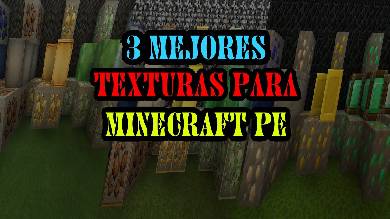 LOS 3 MEJORES TEXTURPACK DE MINECRAFT PE!! 😉😉 - YouTube