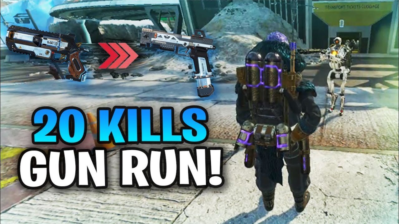 GUN RUN IS SO EASY & DROPPING 20 KILLS IN NEW LTM MODE | Apex Legends ...