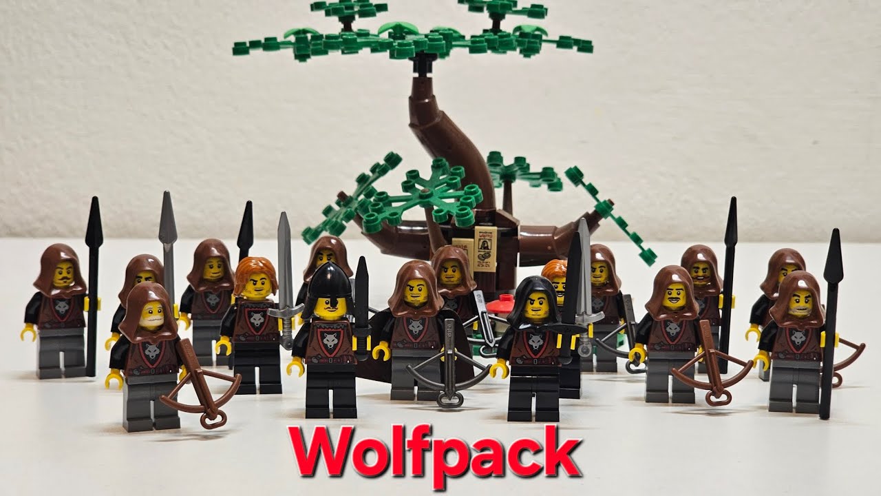 LEGO Wolfpack Minifigures - YouTube